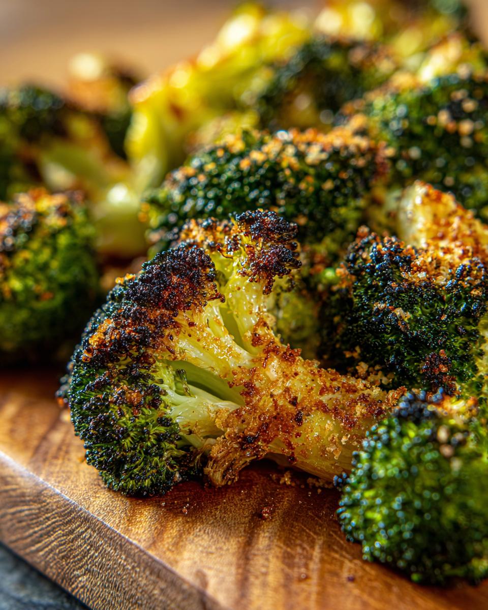 Crispy Parmesan Broccoli: 30 Mins