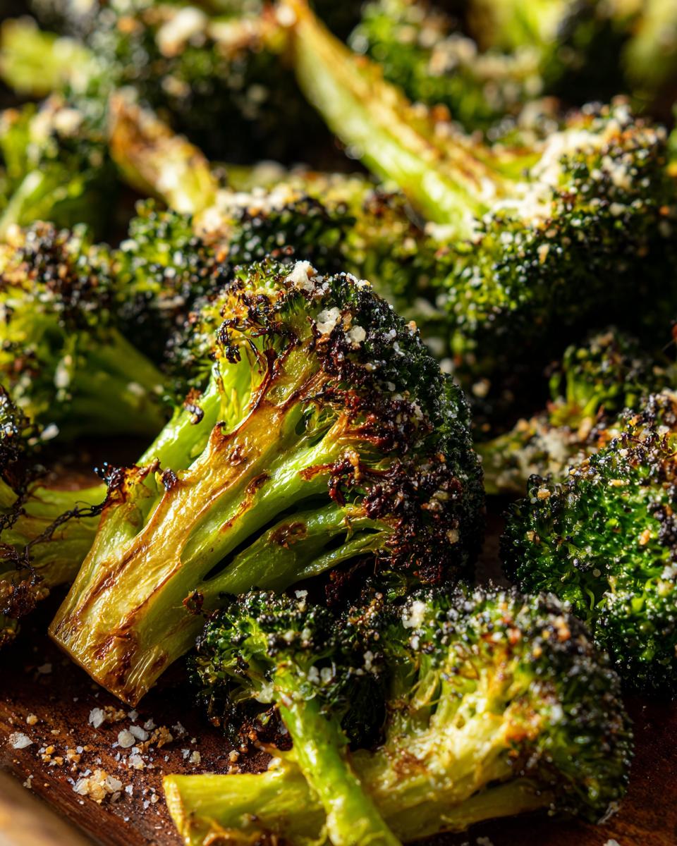 Crispy Parmesan Broccoli: 30 Mins
